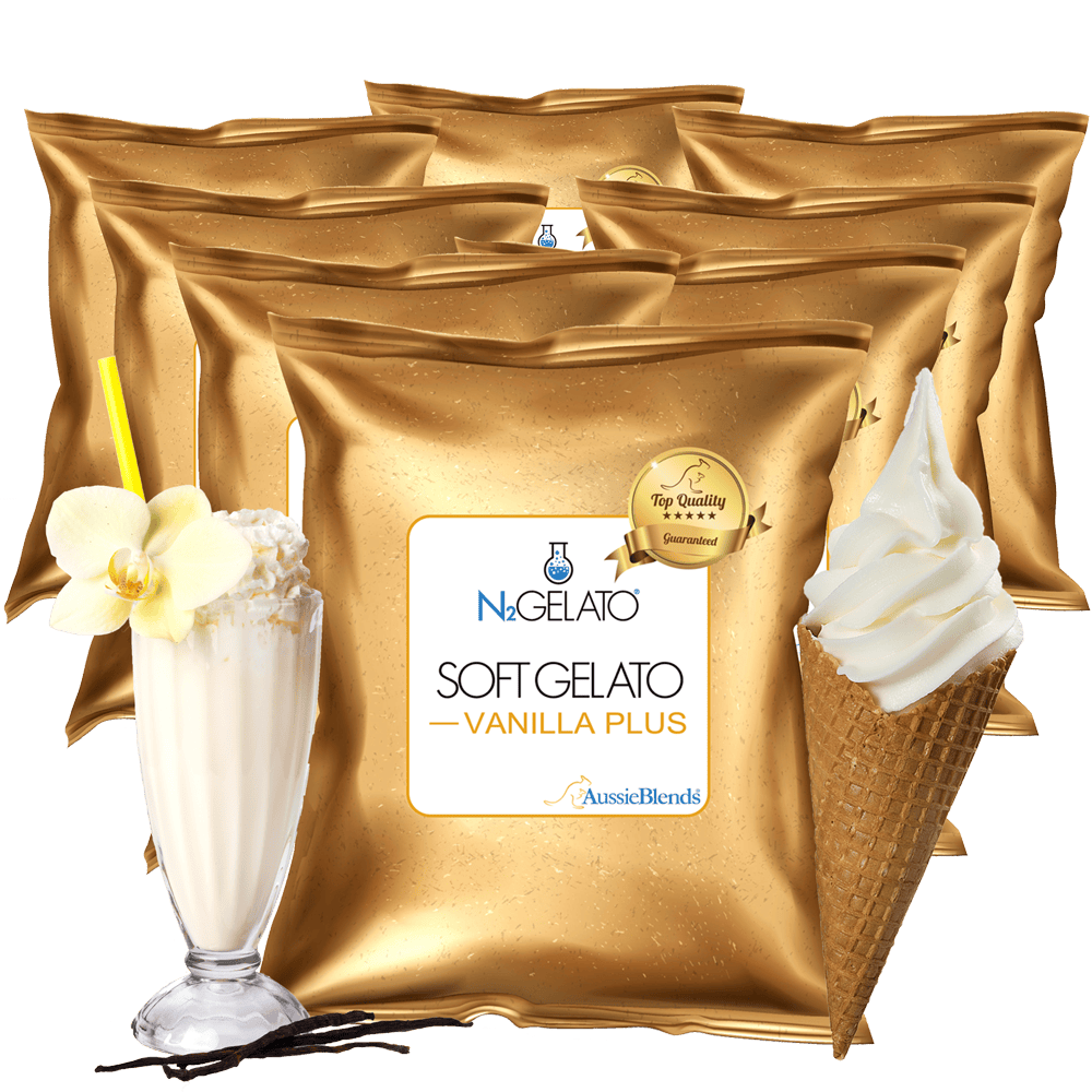 Soft Serve Mix Vanilla Plus | Milkshakes | Floats | AussieBlends ...